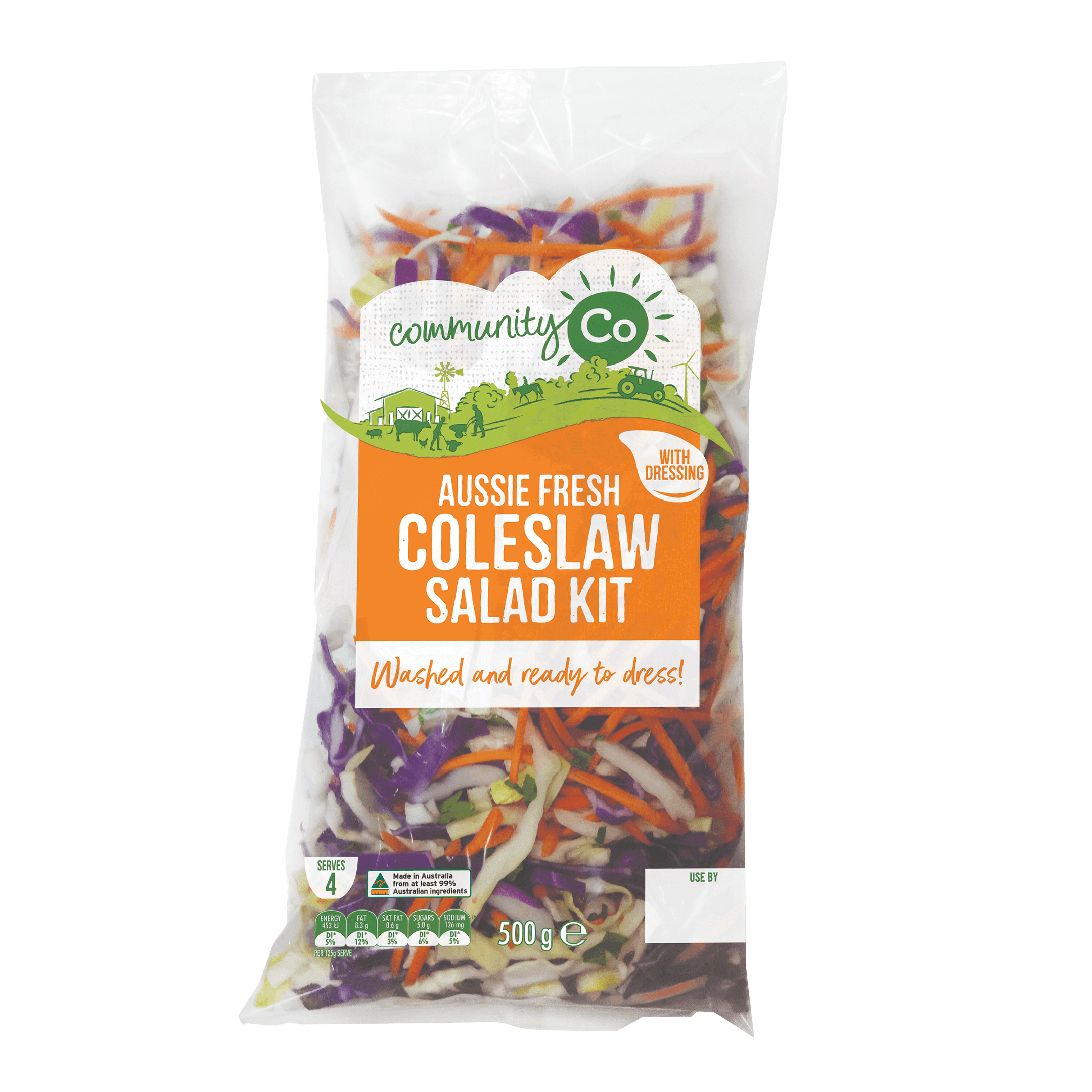 Community Co Aussie Fresh Coleslaw Kit 500g | Community Co