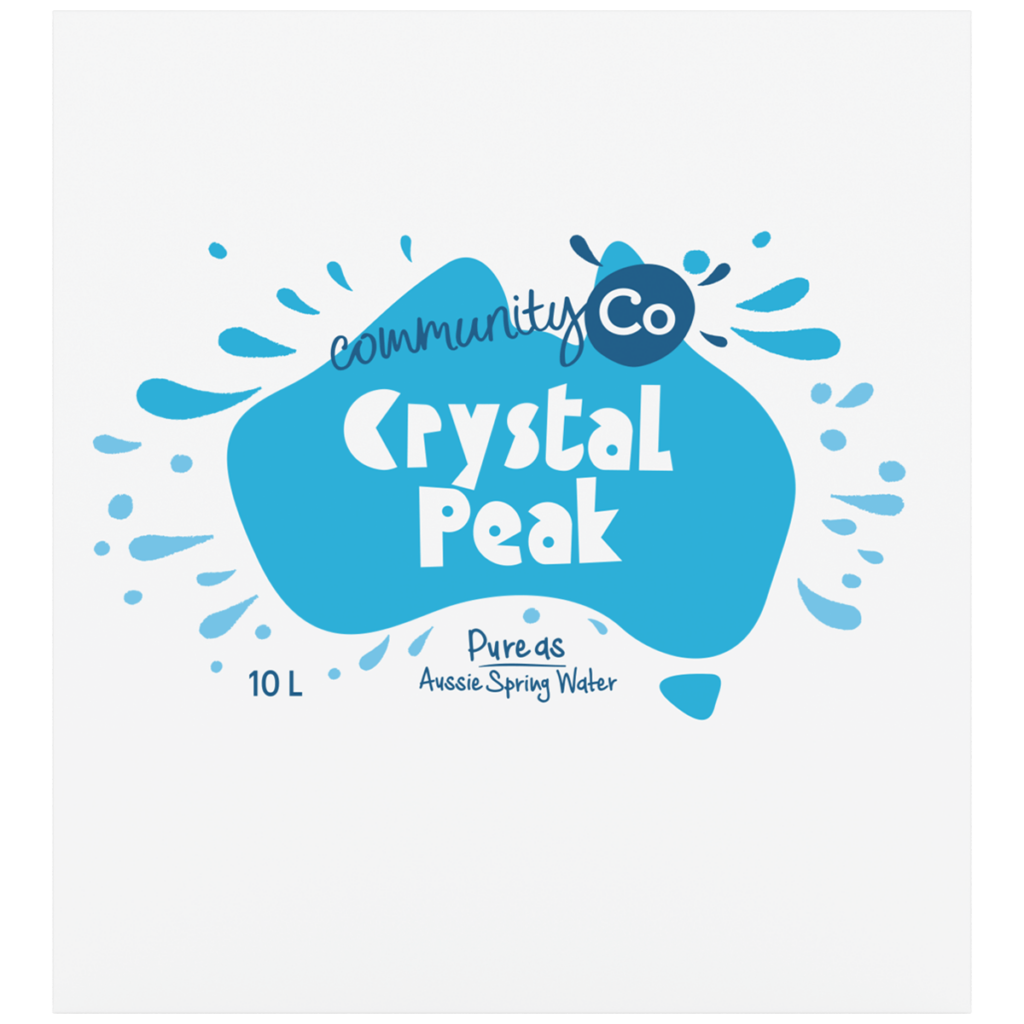 Community Co Crystal Peak Natural Spring Water 10L | Community Co