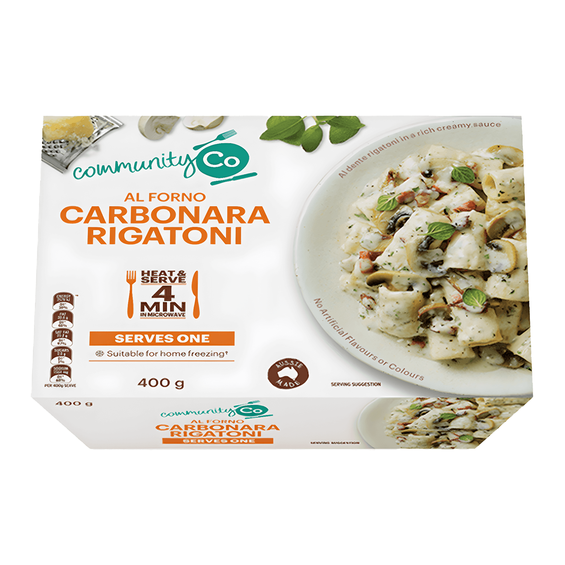 Community Co Rigatoni Carbonara 400g | Community Co