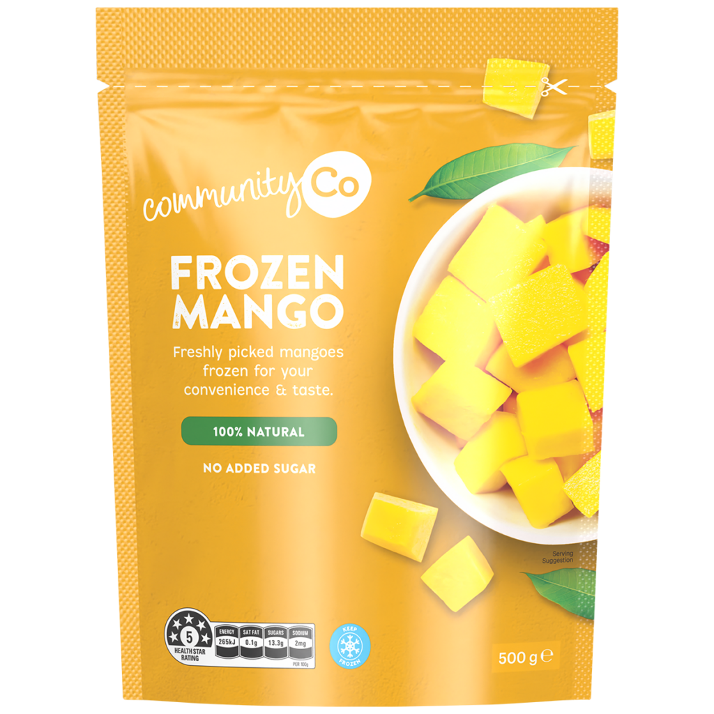Community Co Salted Frozen Mango 500g | Community Co
