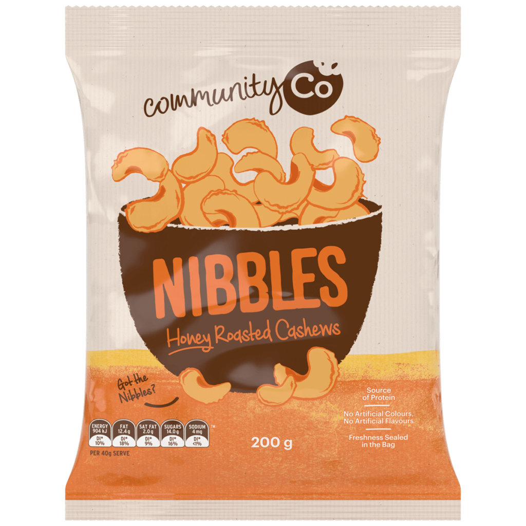 Community Co Honey Roasted Cashews 200g | Community Co